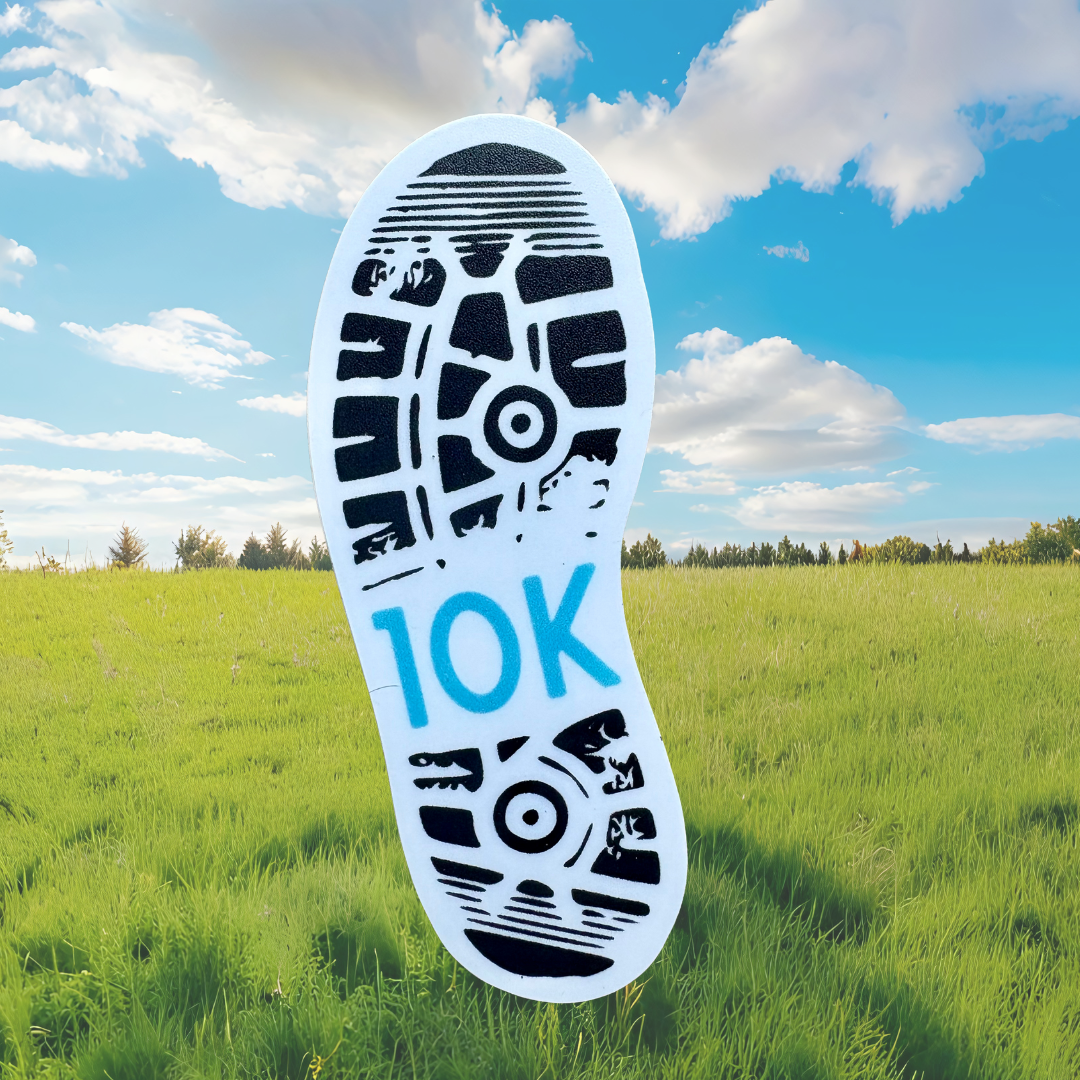 STICKER - 10K Shoe Print | virtualrunevent
